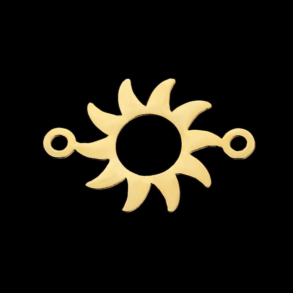 Ion Plating(IP) 201 Stainless Steel Links/Connectors Laser Cut Sun ...