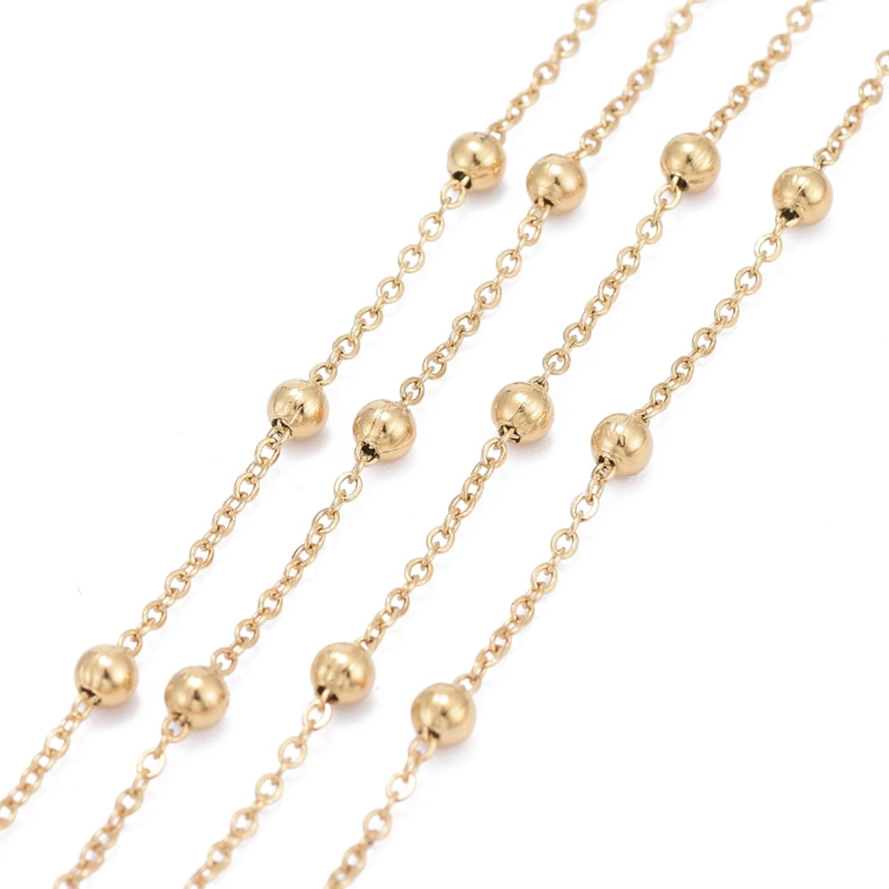 Ion Plating(IP) 304 Stainless Steel Cable Chains with 304 Stainless ...