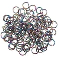 Ion Plating(IP) 304 Stainless Steel Open Jump Rings Rainbow Color 18 ...