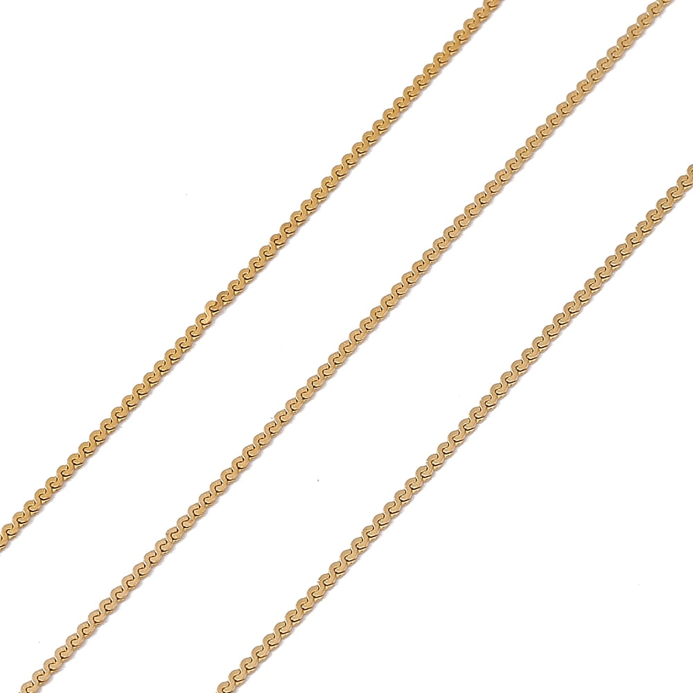 Ion Plating(IP) 304 Stainless Steel Serpentine Chain Soldered with ...