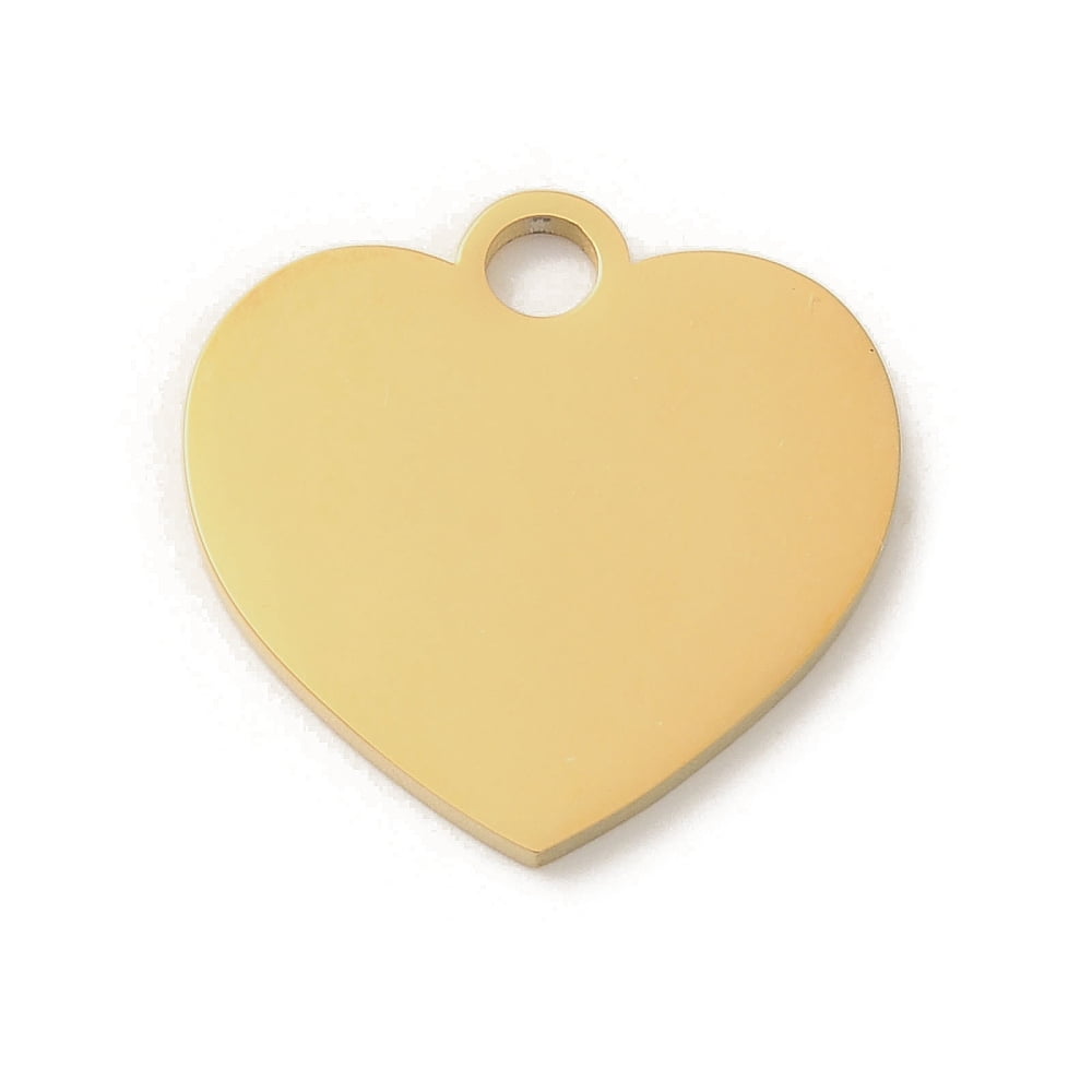 Ion Plating(IP) 304 Stainless Steel Stamping Blank Tag Pendants Laser ...
