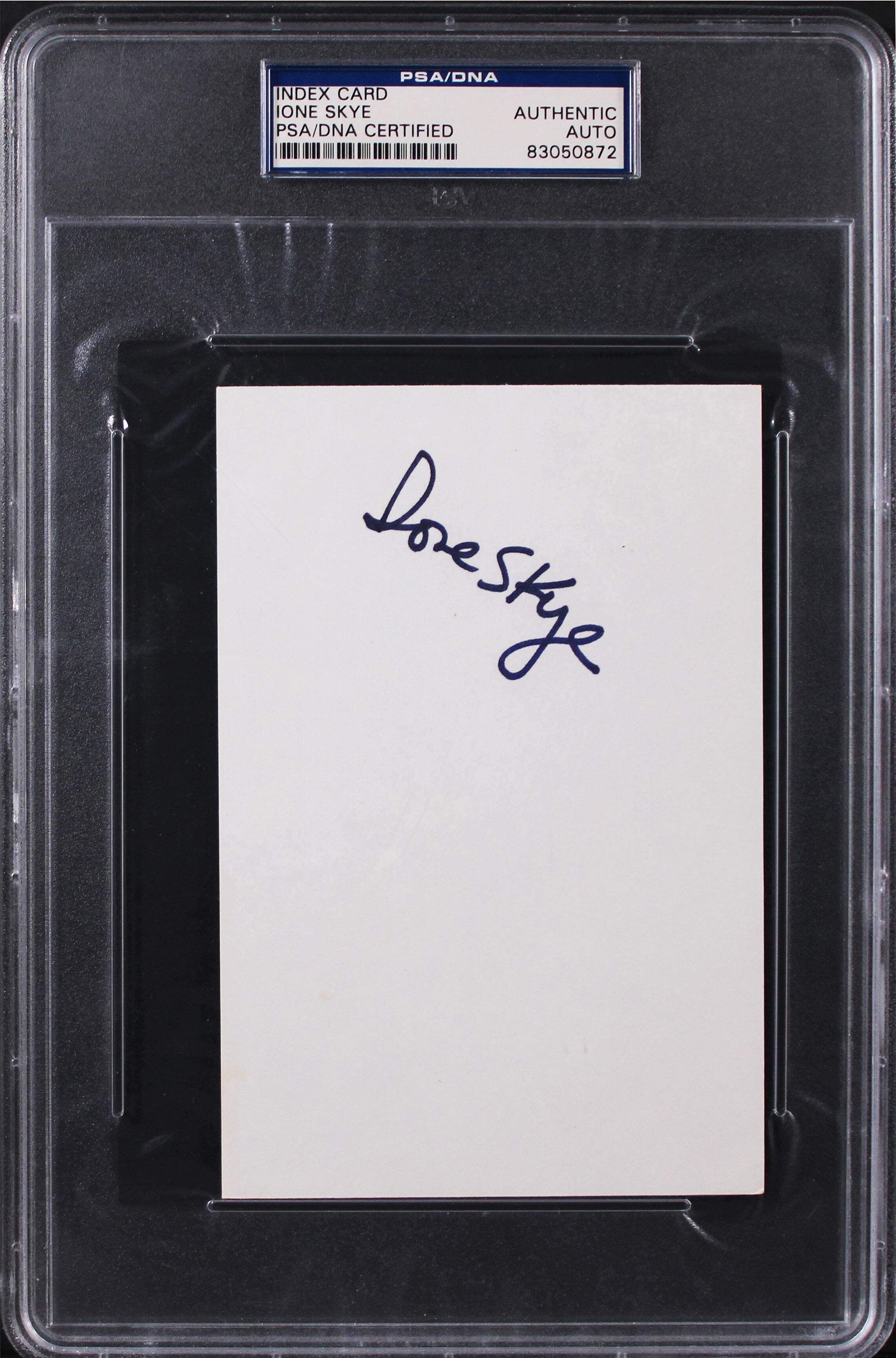 Ione Skye Arrested Development Authentic Signed 4x6 Index Card PSA/DNA ...
