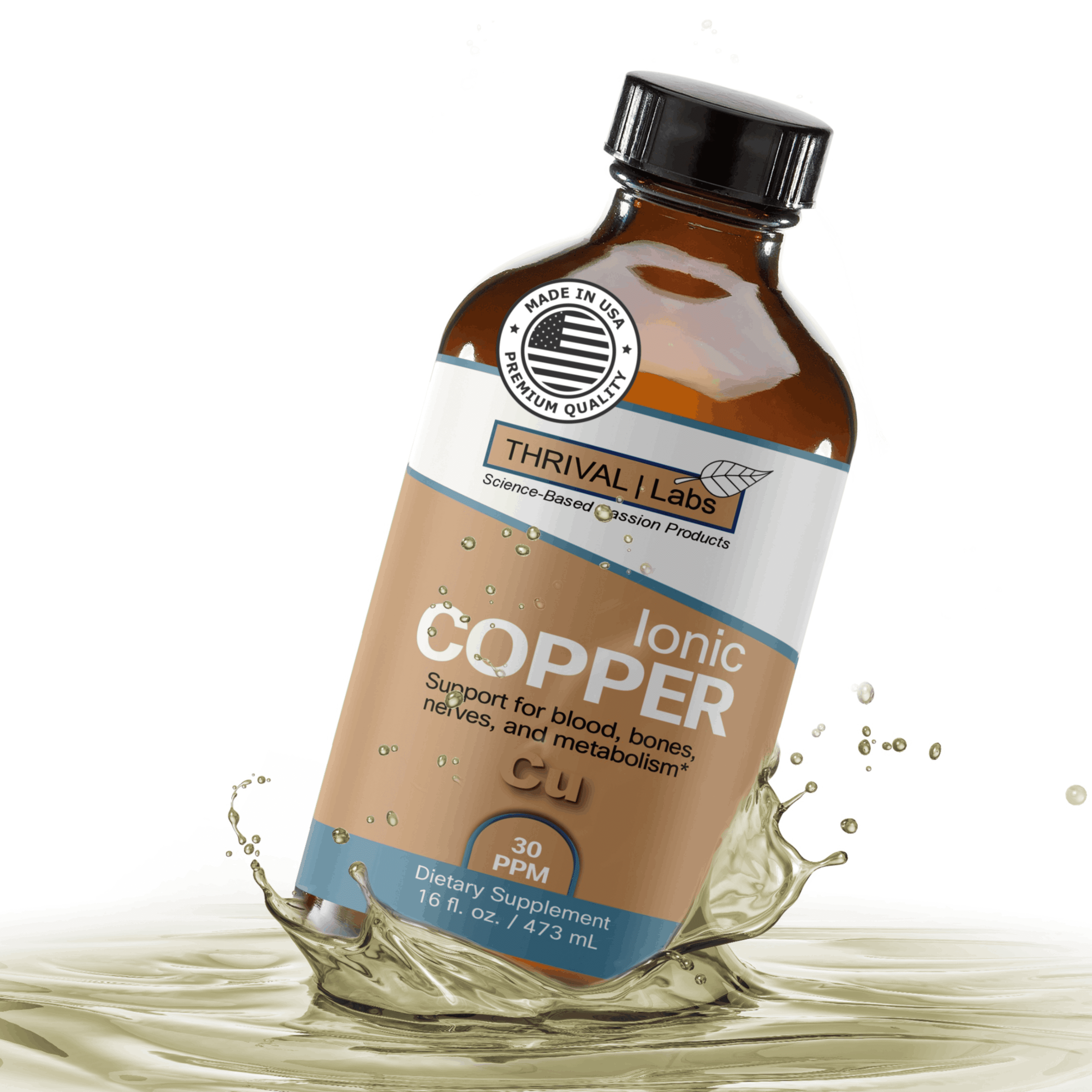 Ionic Colloidal Copper Liquid (4oz/30 PPM) | Blood | Bones | Nerves ...