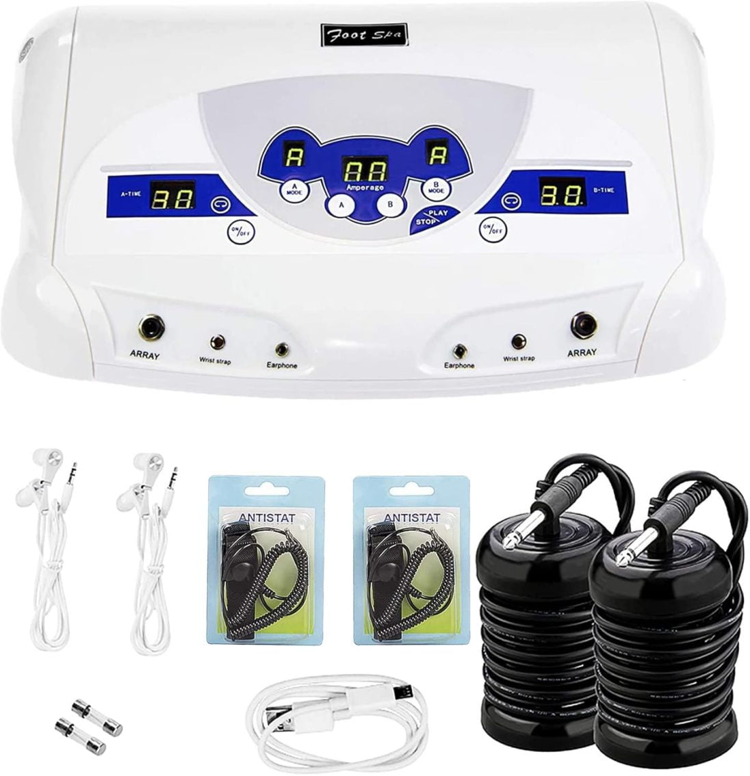 Ionic Foot Bath Detox Machine, Dual Ionic Detox Foot Bath Machine, Ion ...