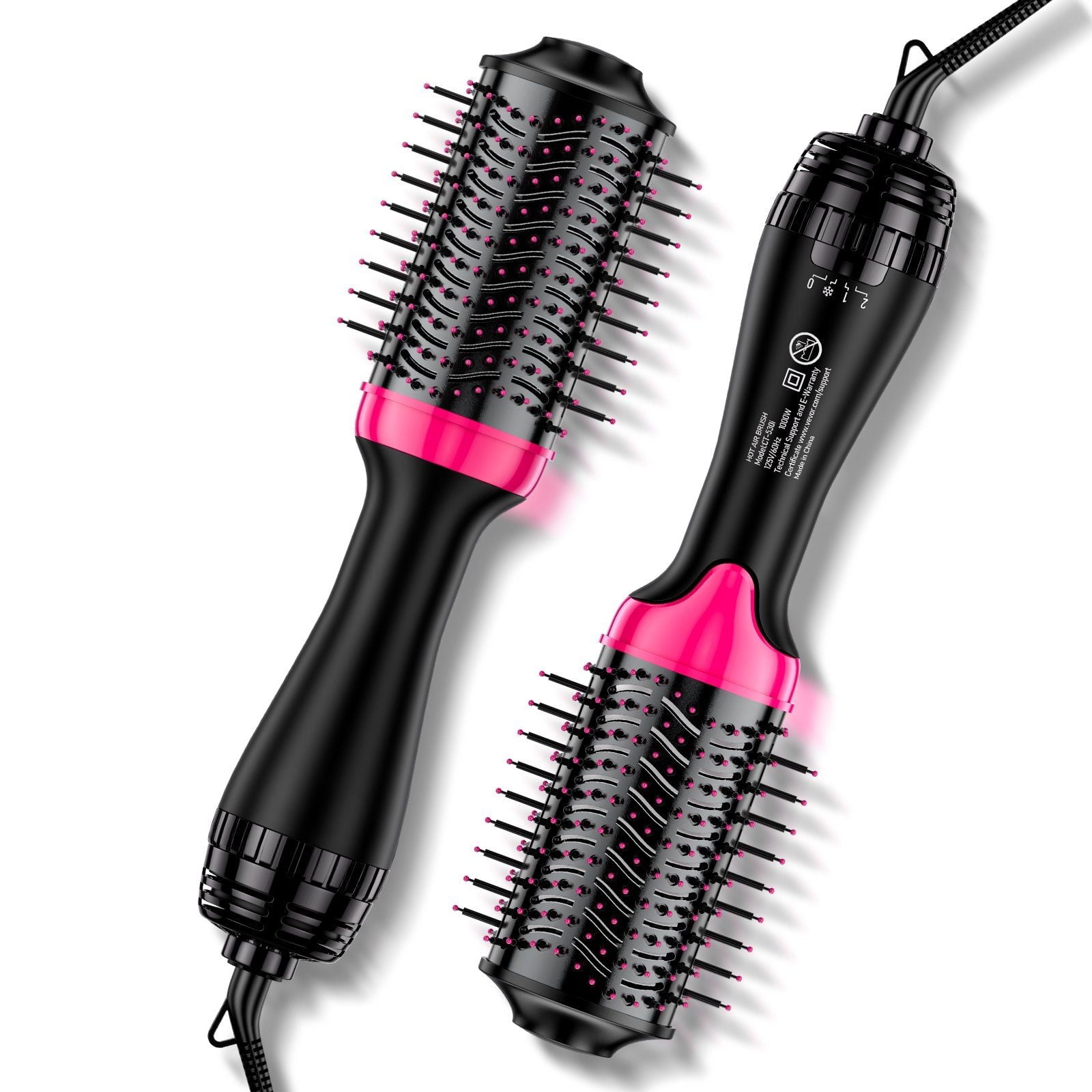 Ionic Hair Dryer and Styler with 2.56 Inch Oval Barrel for Frizz ...