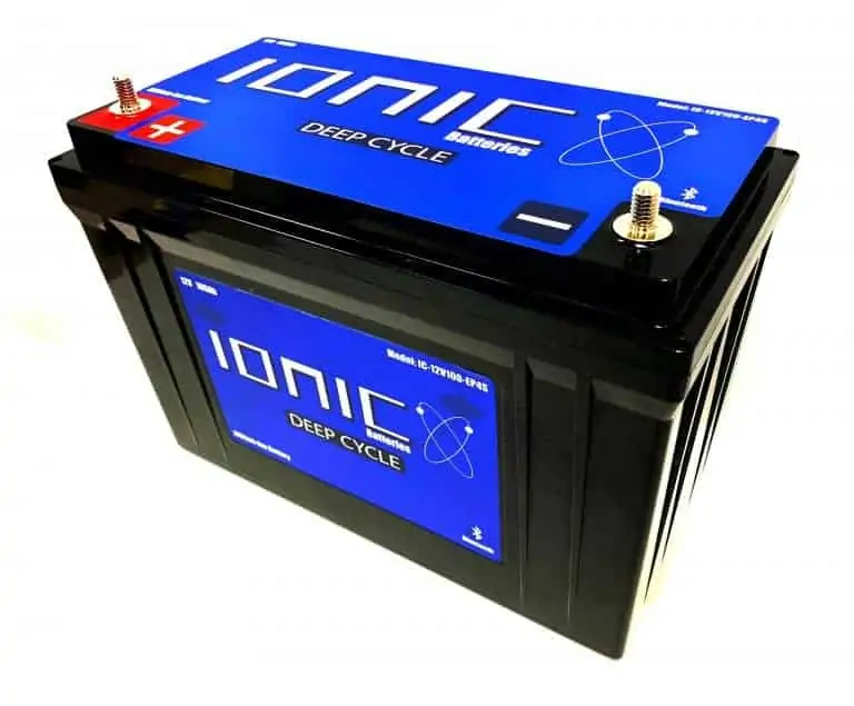 Ionic Lithium 12V 100Ah LiFePO4 Deep Cycle Battery - Basic (No ...