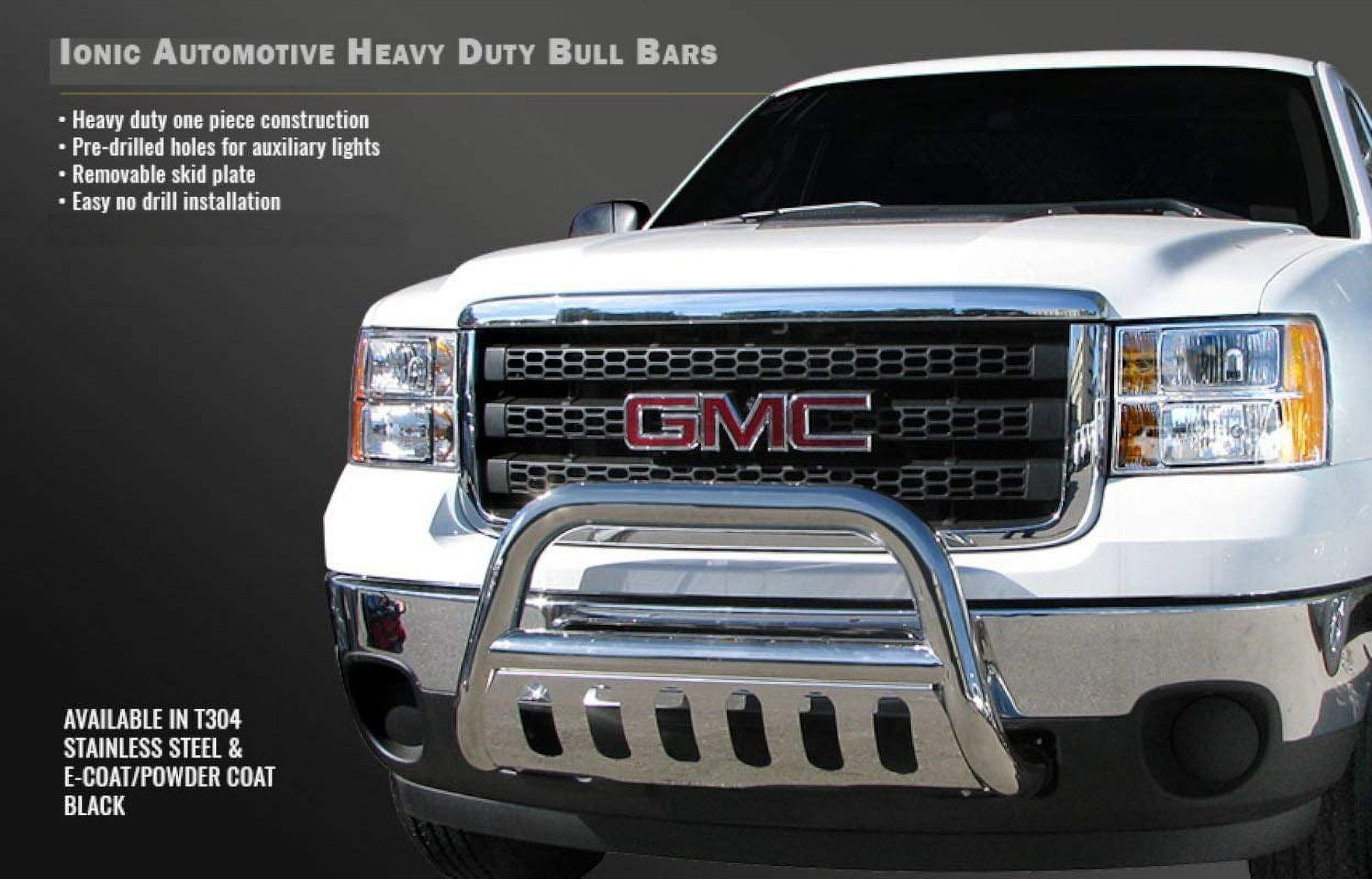 Ionic by RealTruck 3" Black Bull Bar Push Bar Compatible with 2017 ...