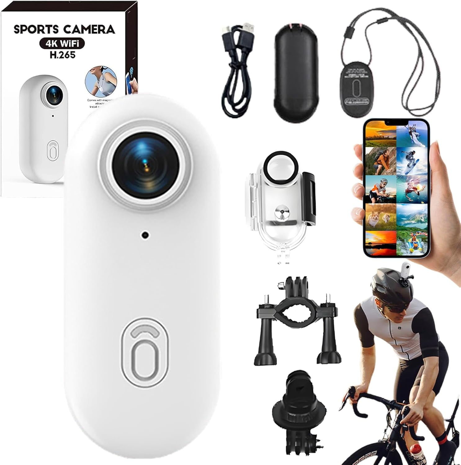 IonicSwift - RideView Hands-Free POV Camera for Equestrians, 4K UHD ...