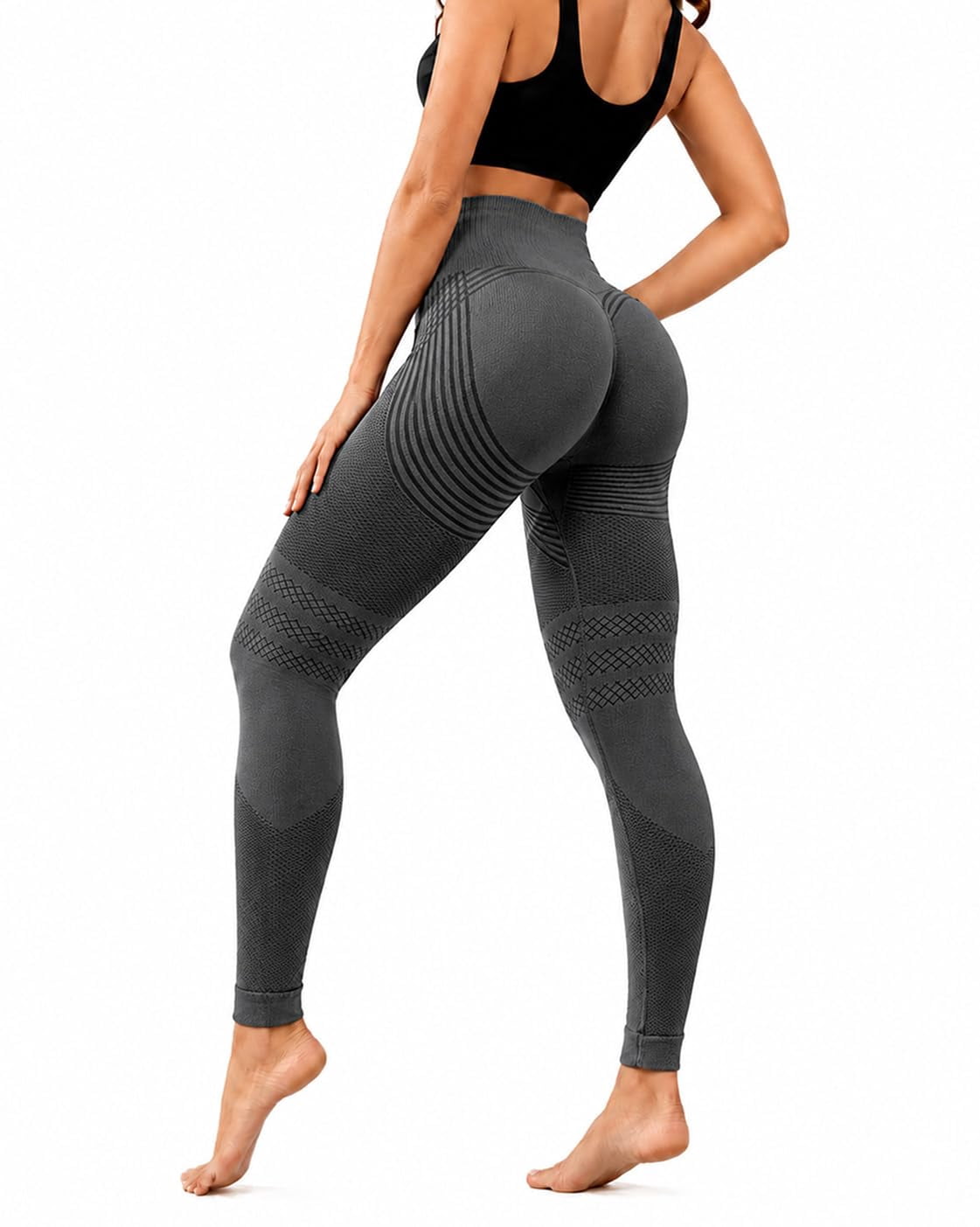 Ionix Labs 3D Anti-Cellulite Leggings, High Waist Compression Shaping ...
