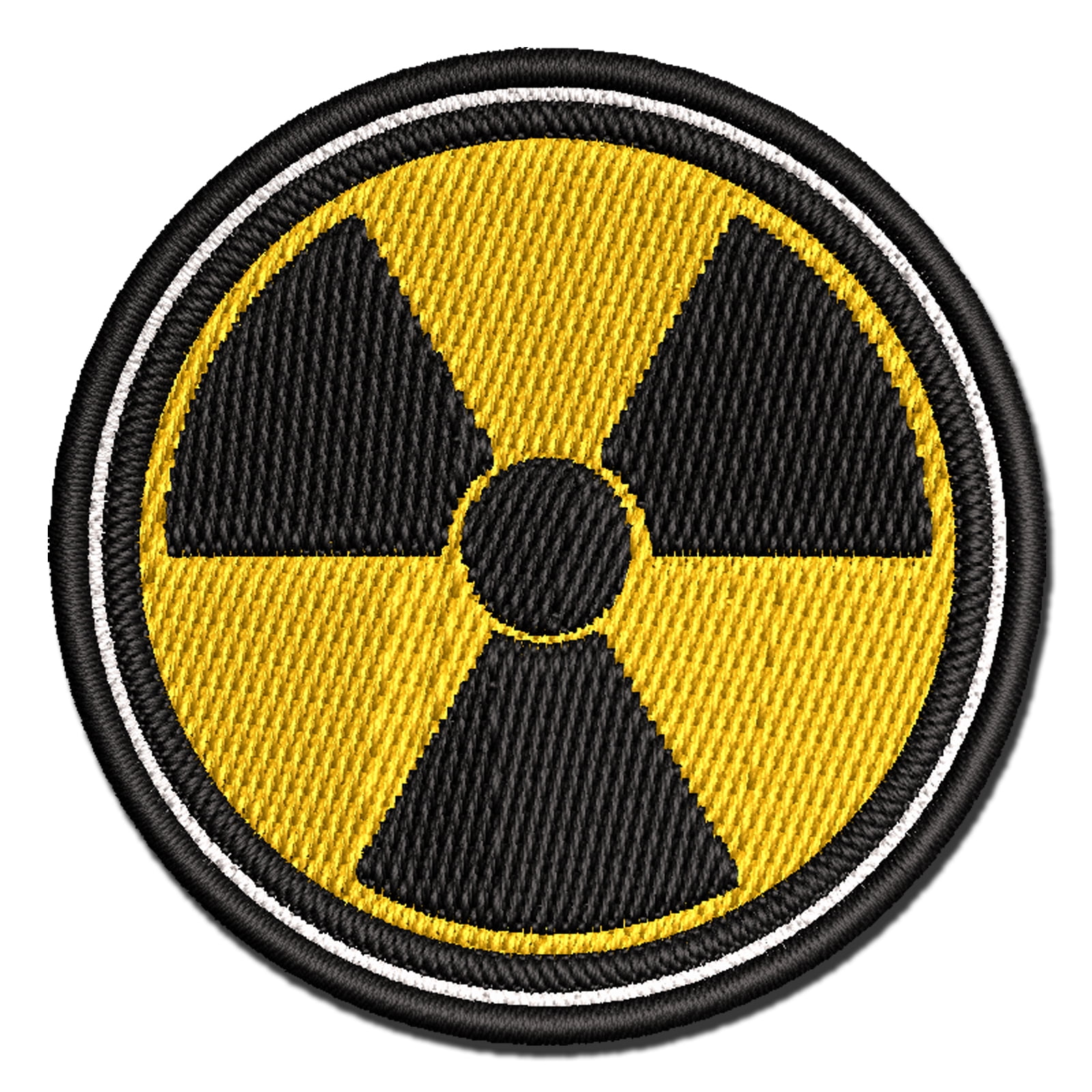 Ionizing Radiation Radioactive Trefoil Symbol Applique Multi-Color ...