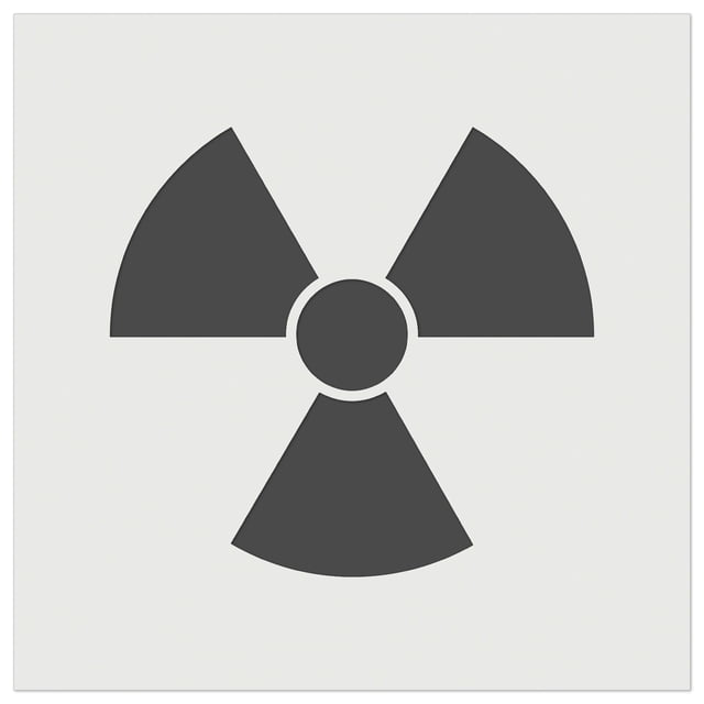 Ionizing Radiation Radioactive Trefoil Symbol DIY Cookie Wall Craft ...