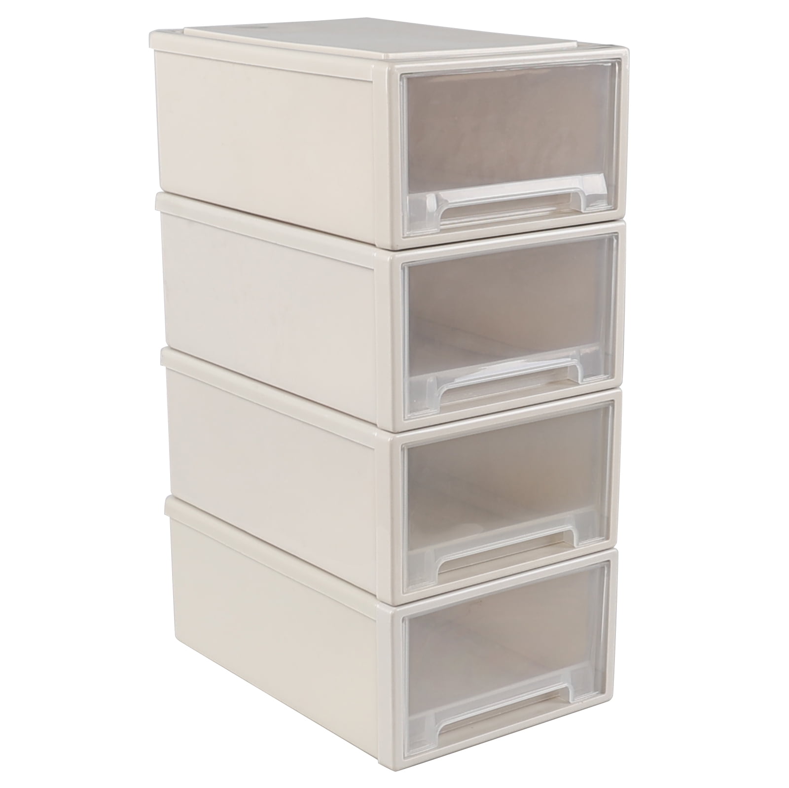 Ionoloy 12 Quart Plastic Storage Drawers, Stacking Storage Drawer Unit ...