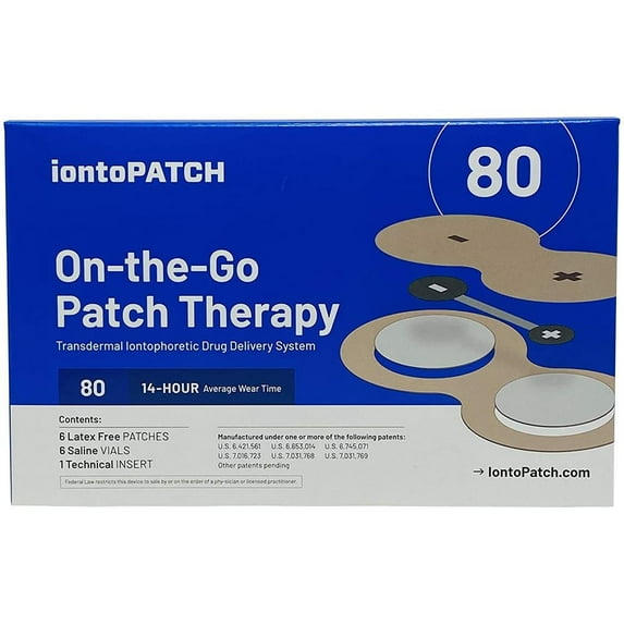 IontoPatch, 6 each patch, 80mA-min HSA/FSA Eligible - Walmart.com