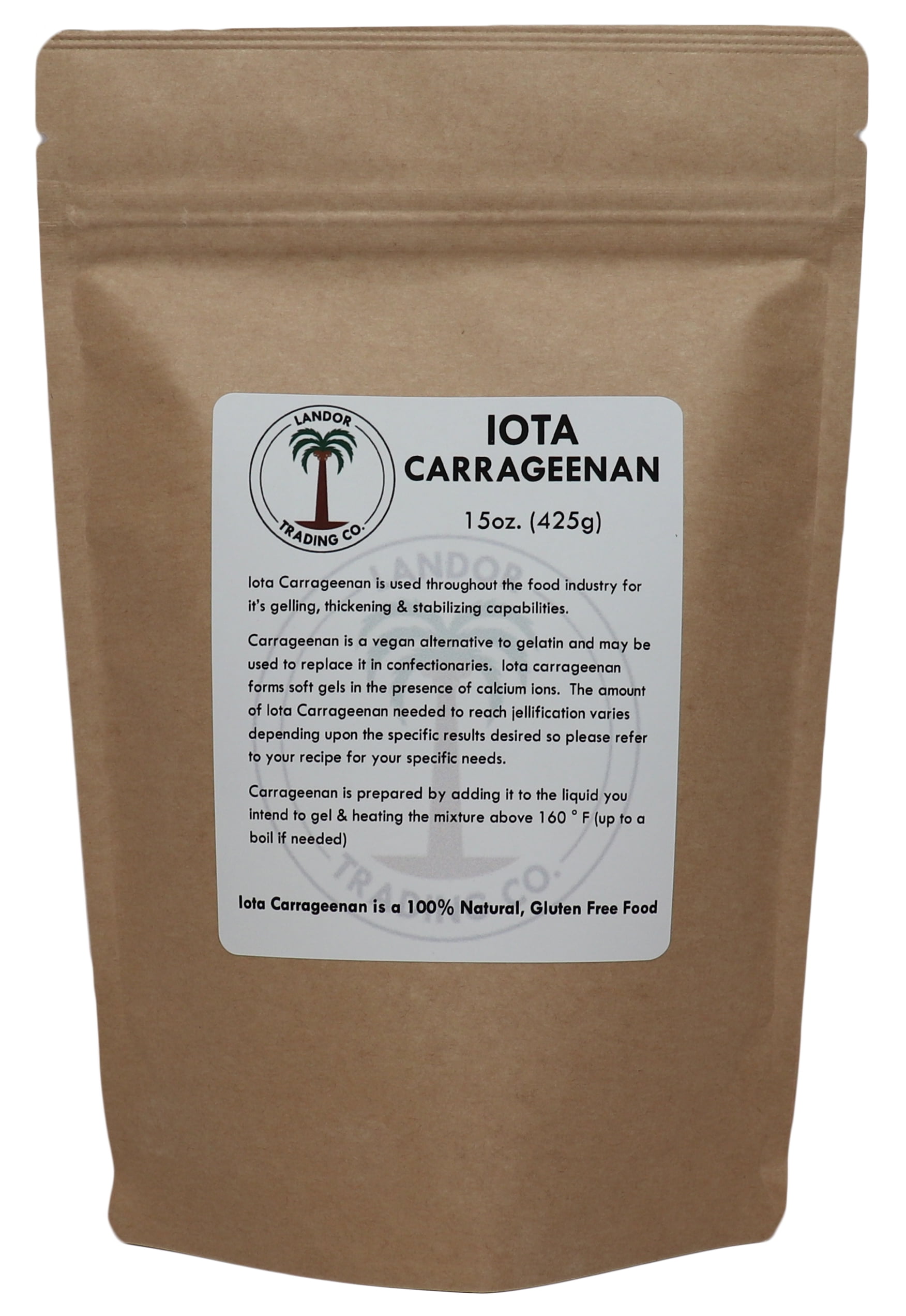 Iota Carrageenan 15oz (425 grams) - Walmart.com