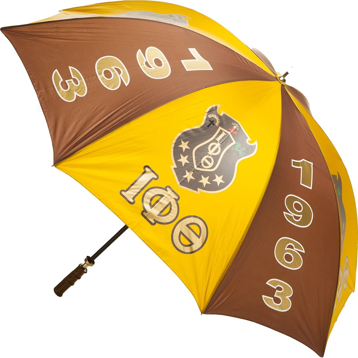 Iota Phi Theta Jumbo Umbrella [Brown/Gold - 60"] - Walmart.com