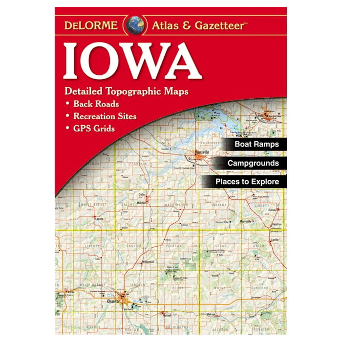 Iowa Atlas & Gazetteer Universal Map - Walmart.com