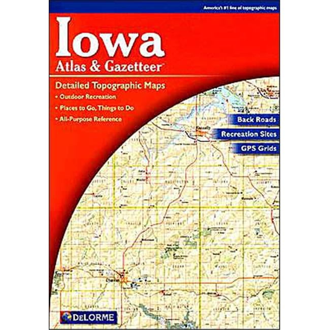 Iowa Atlas & Gazetteer Universal Map - Walmart.com