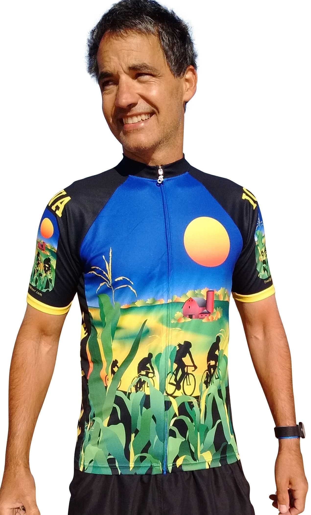 Free Spirit Bike Jerseys Iowa Cycling Jersey - Walmart.com