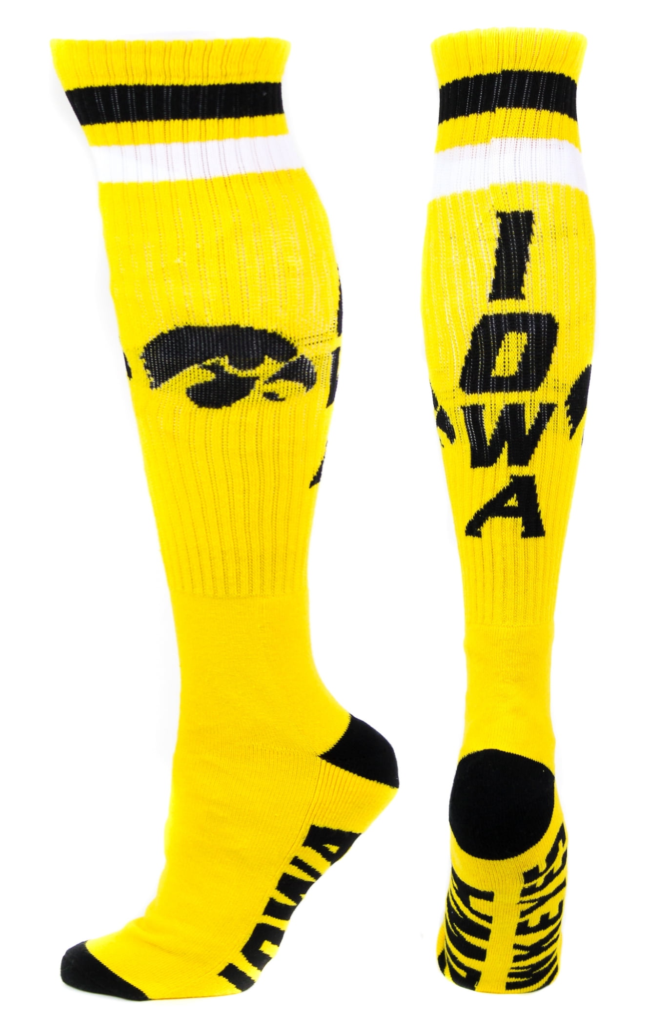 Iowa Hawkeye Gold Tube Sock - Walmart.com