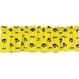 Comfy Feet Iowa Hawkeyes Cotton Sateen Curtain Valance 84 x 15 Licensed ...