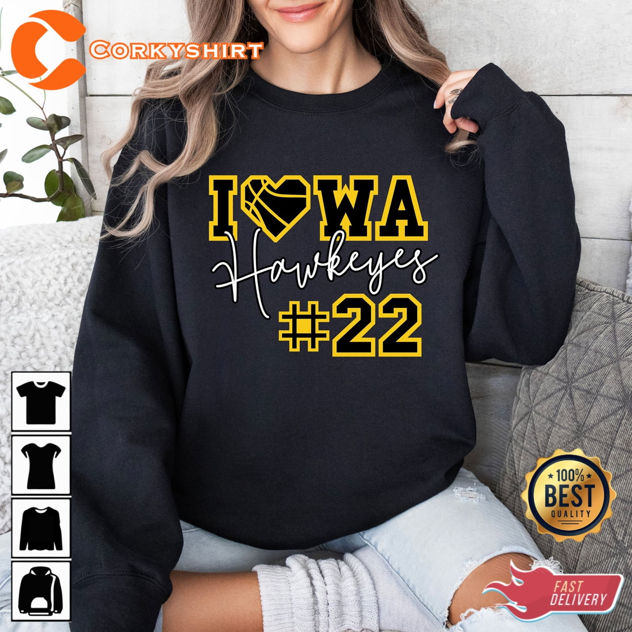 Iowa Hawkeyes 22 Caitlin Clark Wnba Shirt - Walmart.com