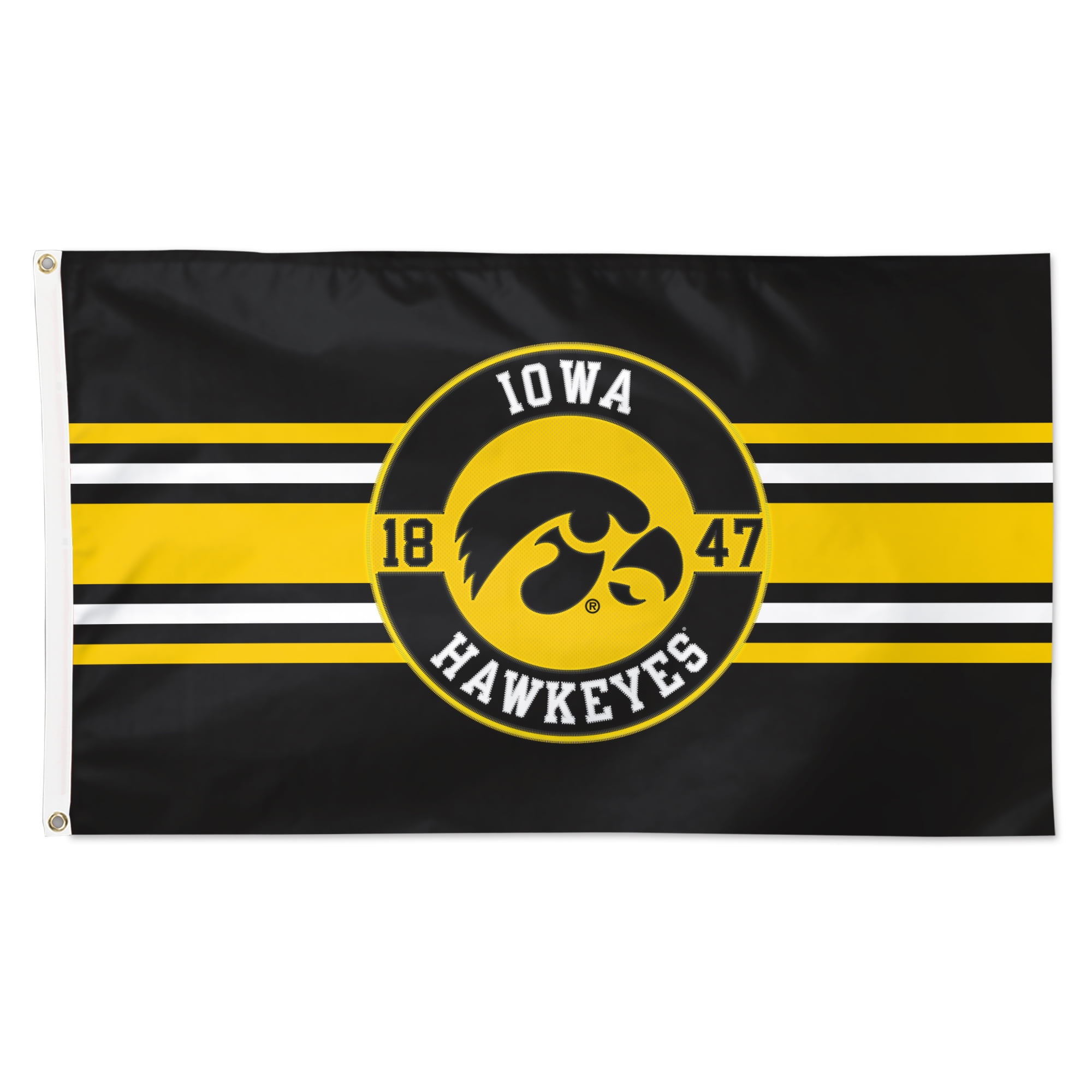 WinCraft Iowa Hawkeyes 3' x 5' Applique Flag - Walmart.com