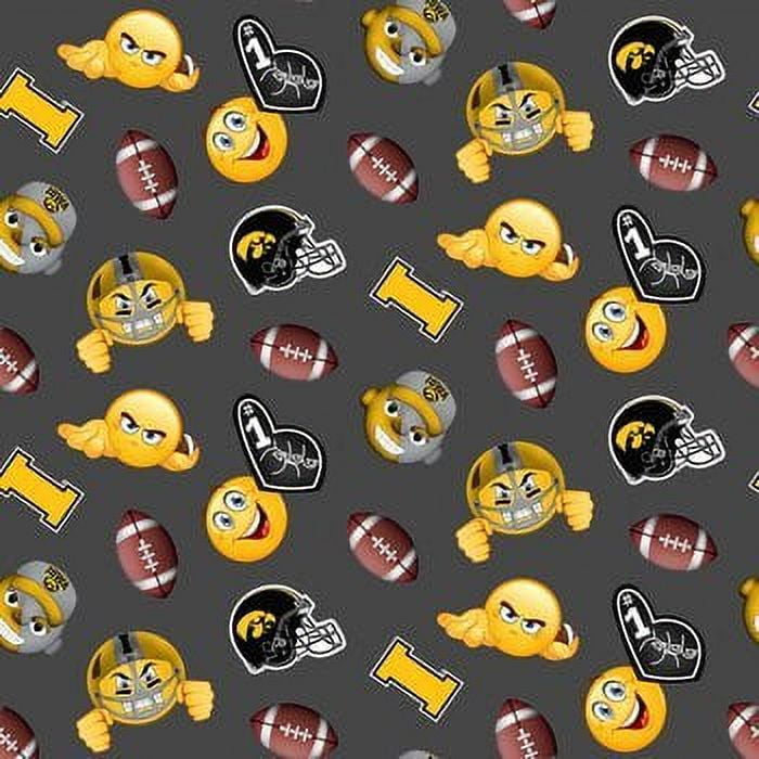 Iowa Hawkeyes Emoji FLEECE Design - Walmart.com