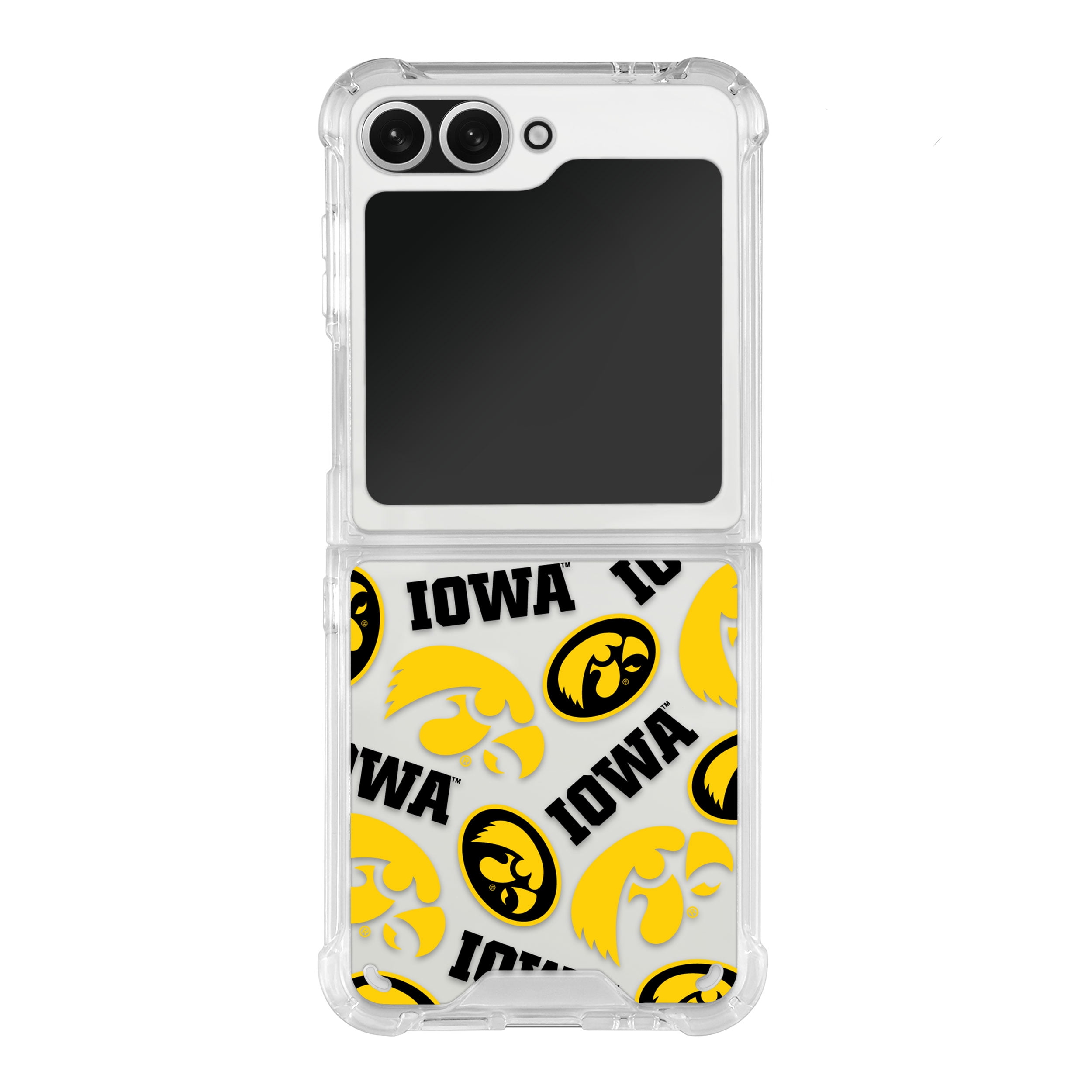 Iowa Hawkeyes HD Phone Case for Samsung Galaxy Z Flip6 (Scattered) by ...