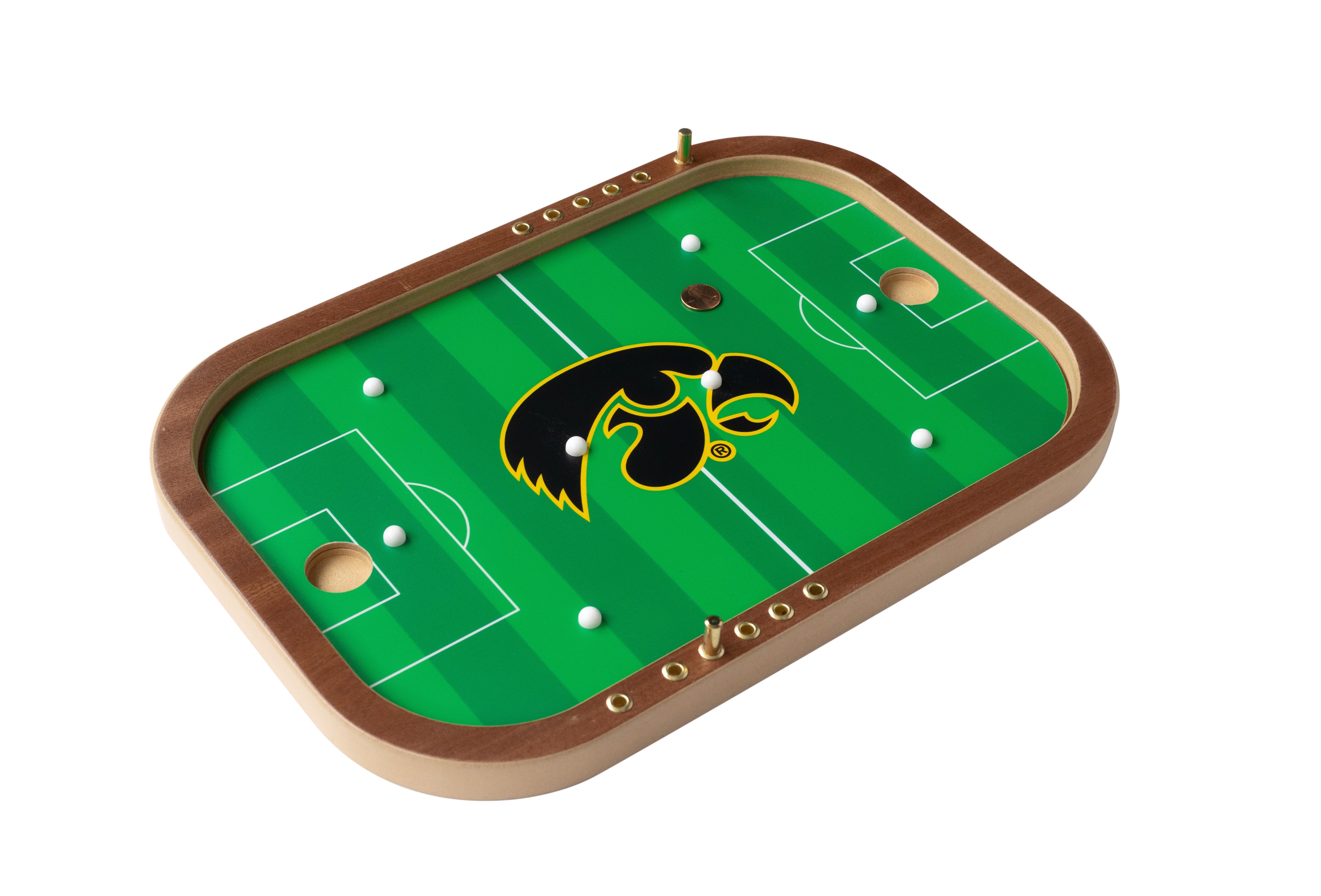 Iowa Hawkeyes Handcrafted Penny Soccer Board Game from Across the Board ...