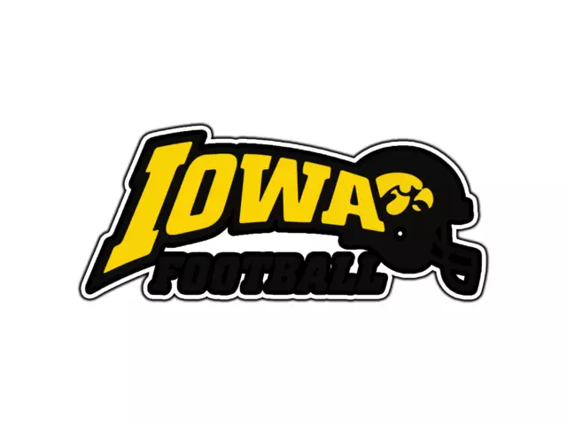 Iowa Hawkeyes Logo #2 Waterproof Sticker Phone Decal Water Bottle ...