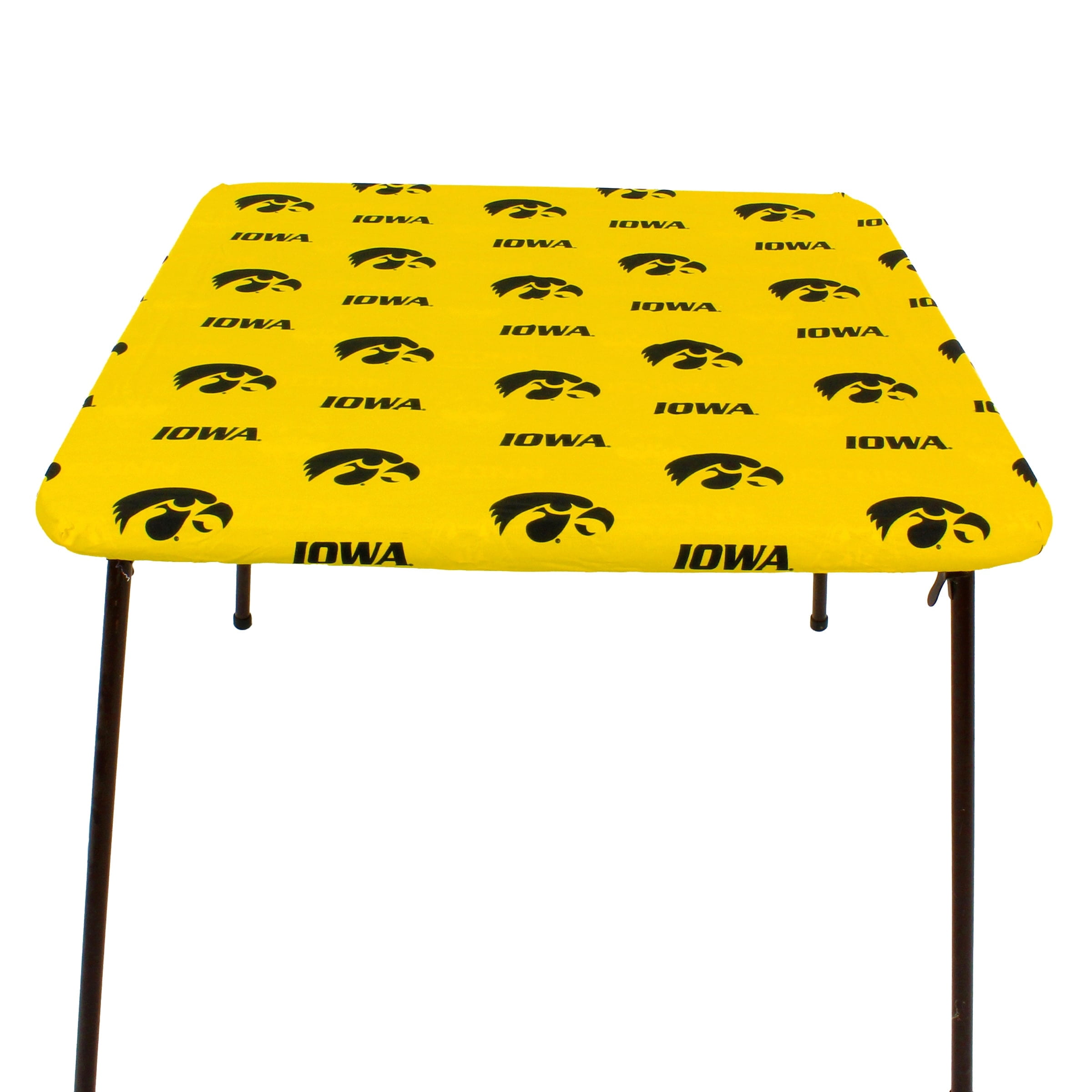 Iowa Hawkeyes Tailgate Fitted Tablecloth - Cotton Duck Fabric - Walmart.com
