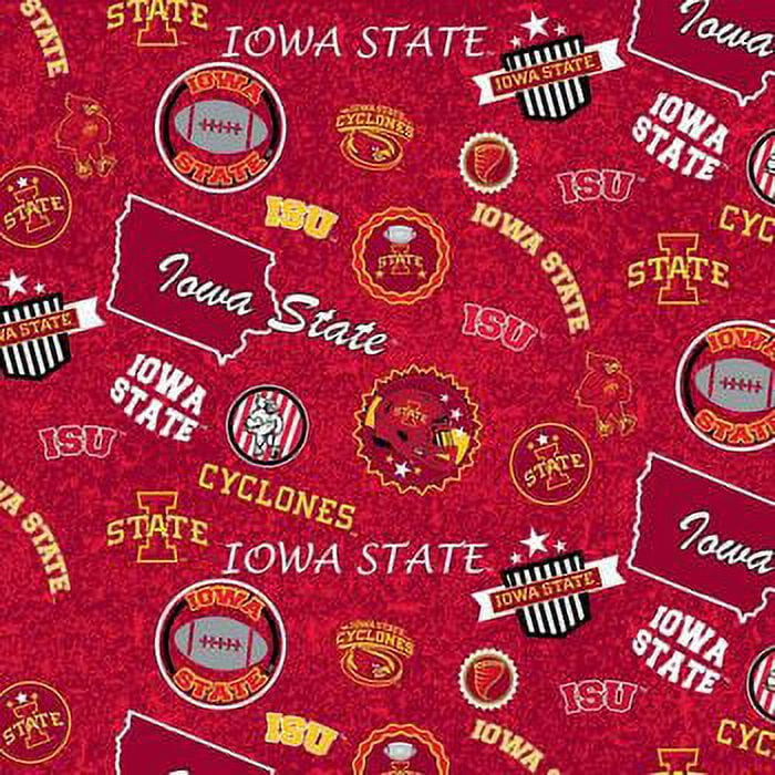Sykel Iowa State 100% Quilting Cotton Fabric - NCAA Design - Walmart.com