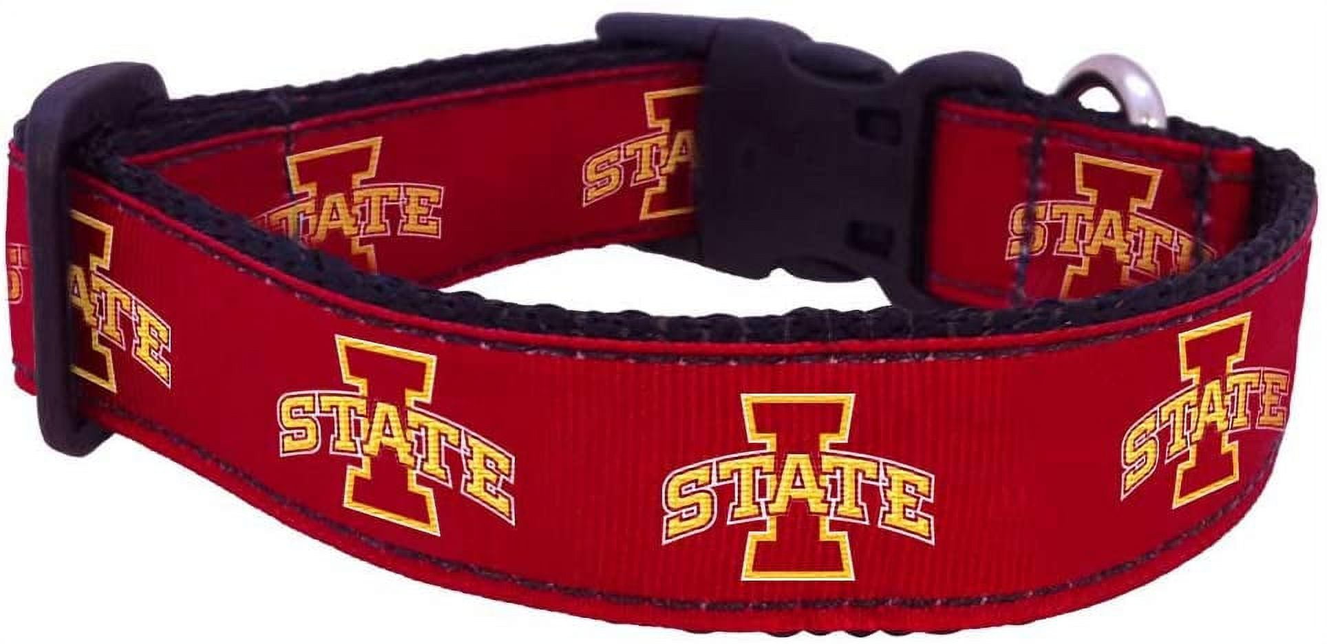 Iowa State Brand New Pet Dog Collar(Large), Official Cyclones Logo ...