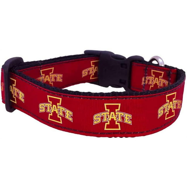 Iowa State Brand New Pet Dog Collar(Medium), Official Cyclones Logo ...