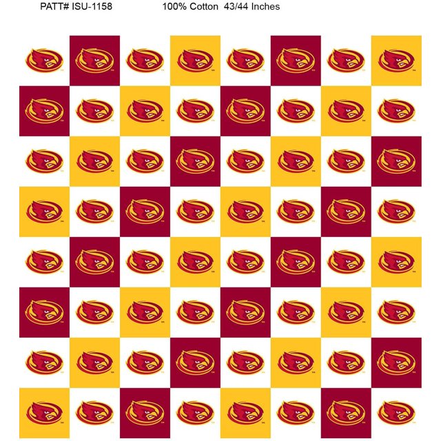 Iowa State Cotton Fabric With New Mini Check Design-Newest Pattern ...