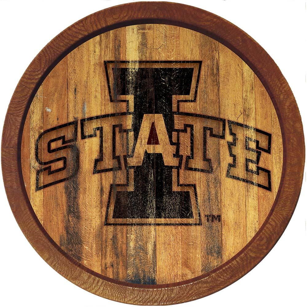 Iowa State Cyclones 21'' x 21'' Faux Barrel Top Sign - Walmart.com
