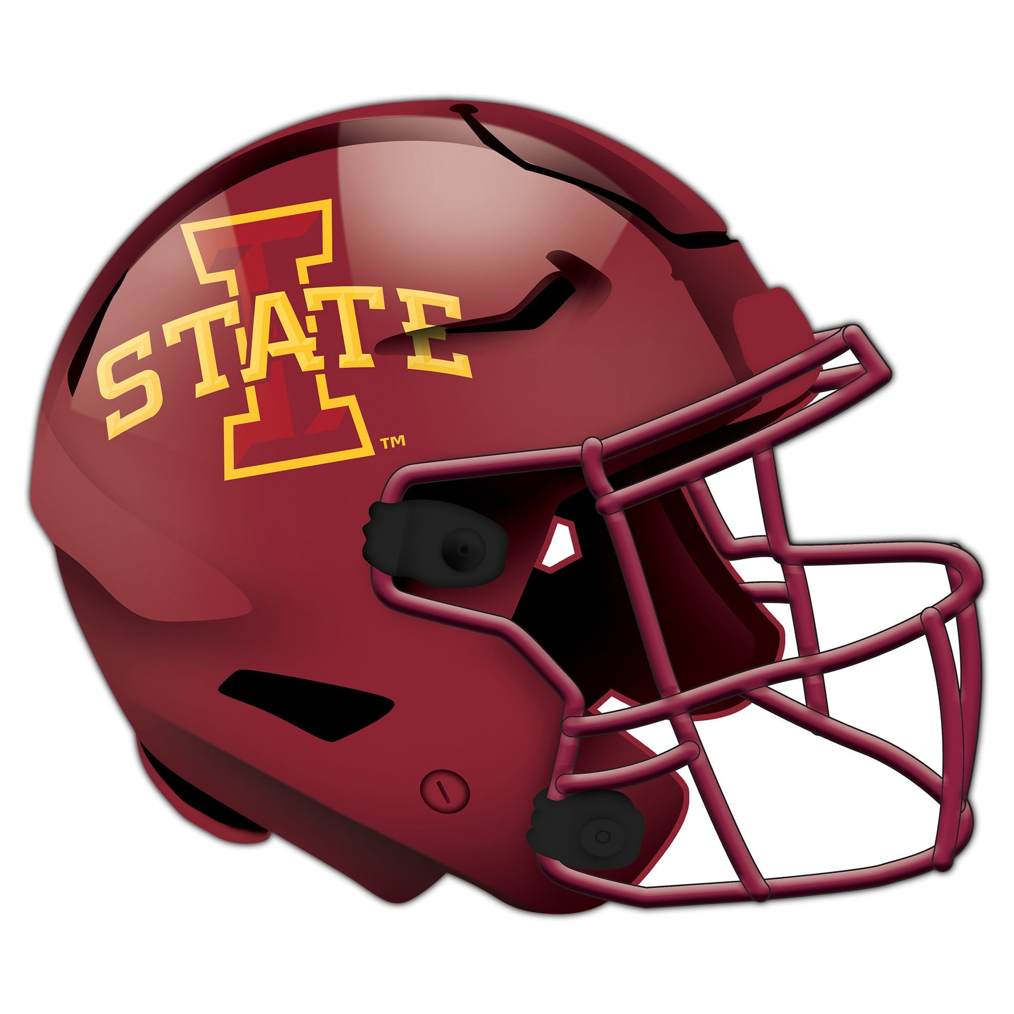 Iowa State Cyclones 24'' Authentic Helmet Cutout - Walmart.com