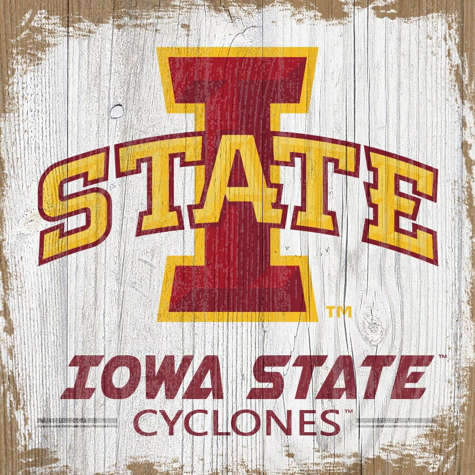 Iowa State Cyclones 6'' x 6'' Team Logo Block - Walmart.com