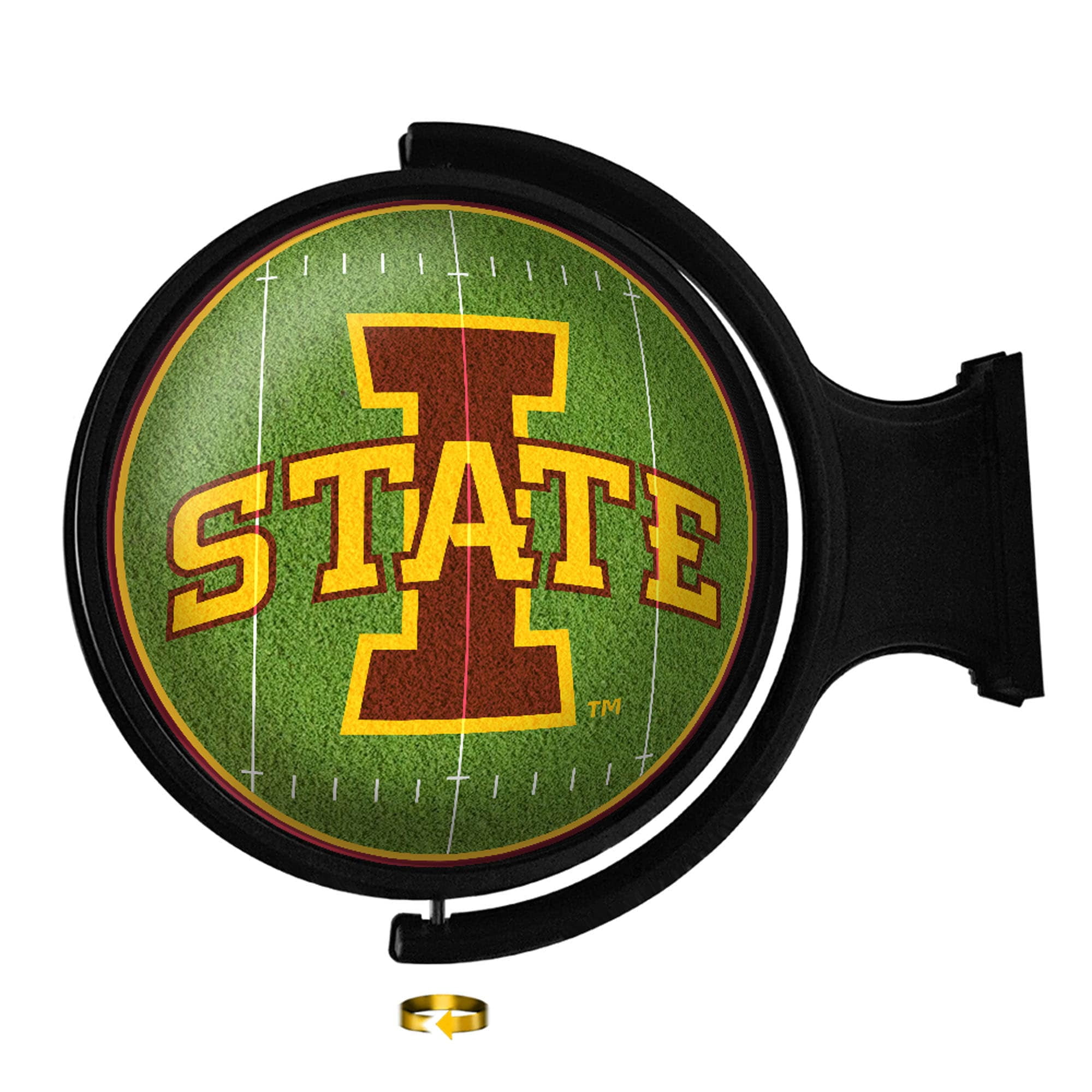 Iowa State Cyclones Football 21'' x 23'' Rotating Lighted Wall Sign ...