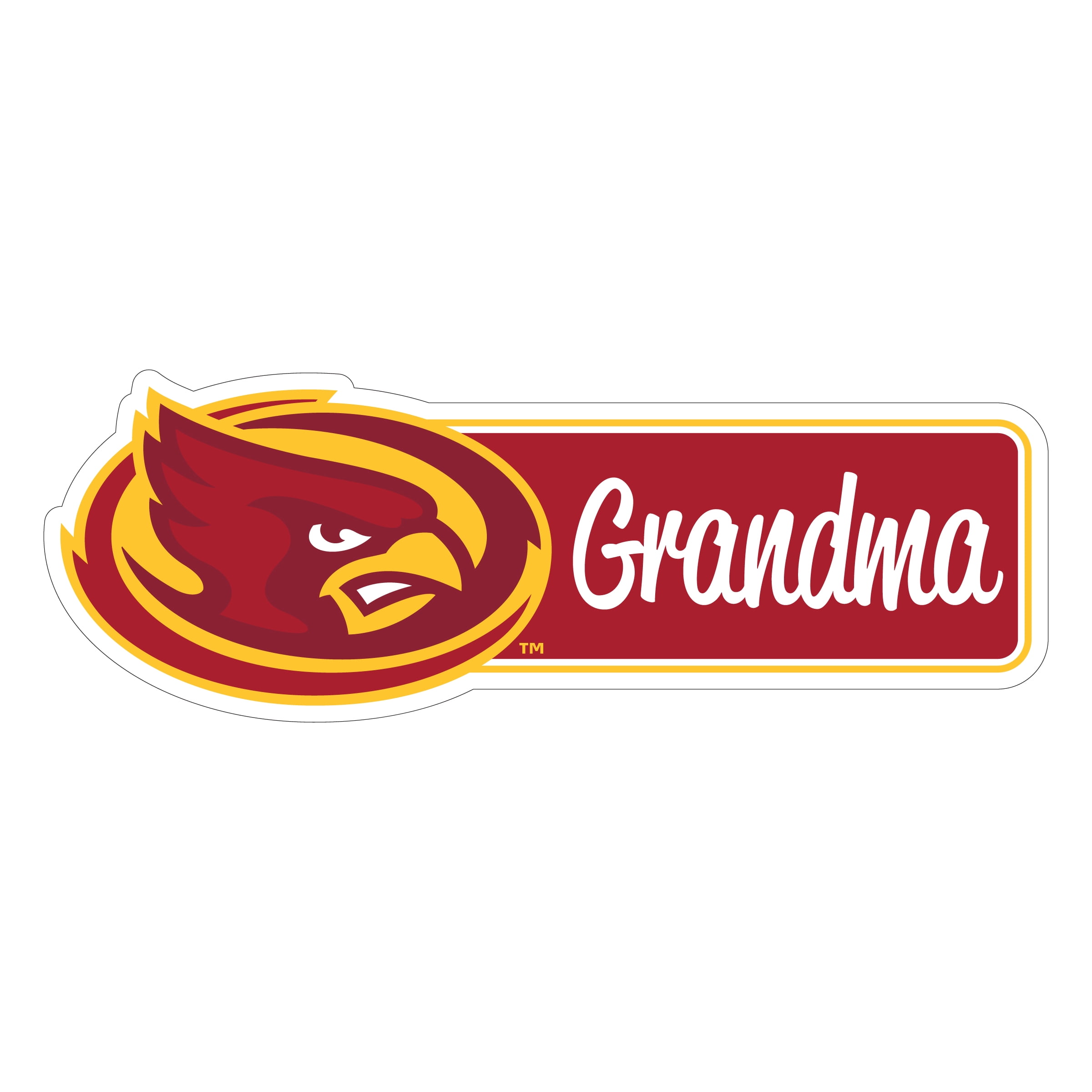 Iowa State Cyclones Proud Grandma Die Cut Decal Officially Licensed ...