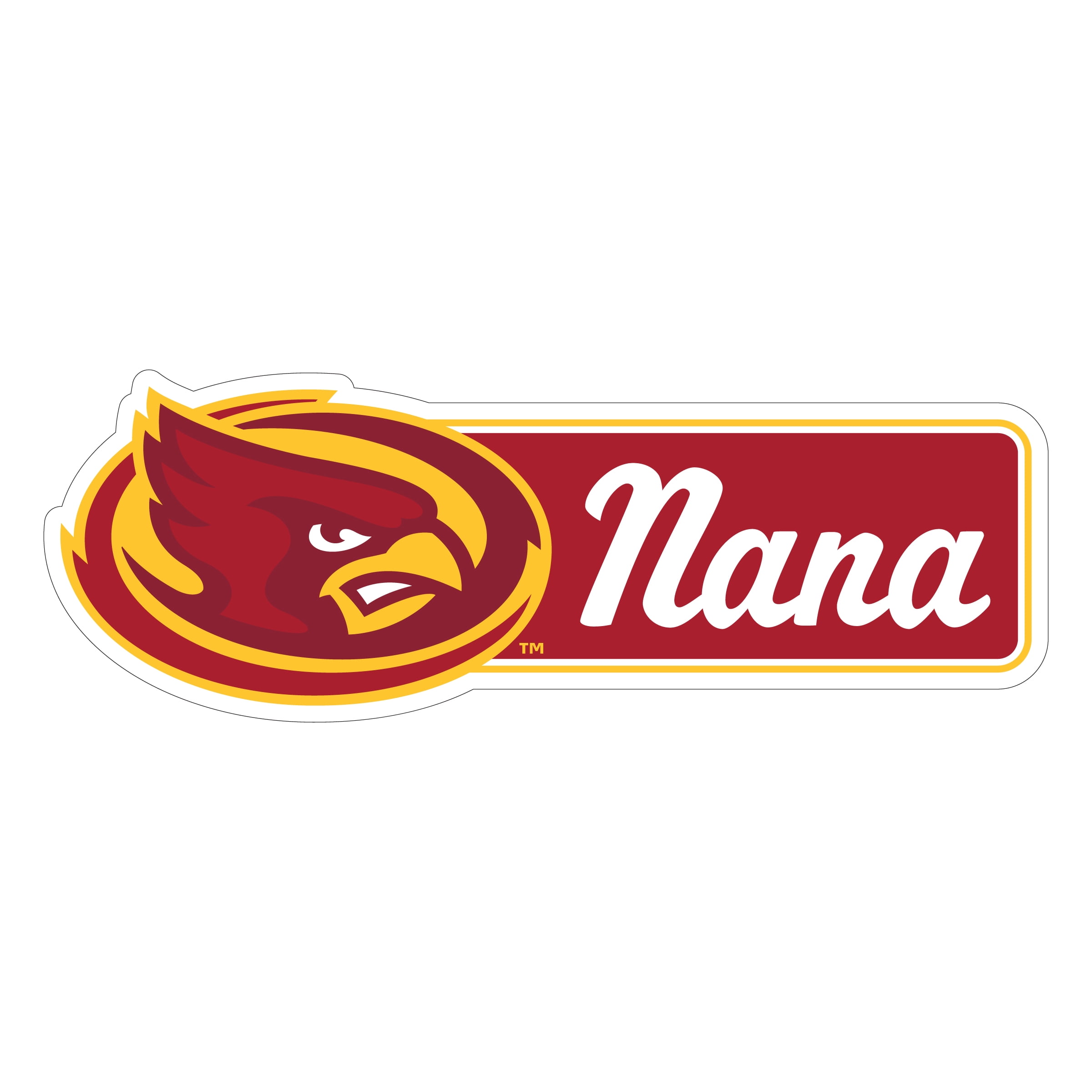 Iowa State Cyclones Proud Nana Die Cut Decal Officially Licensed ...