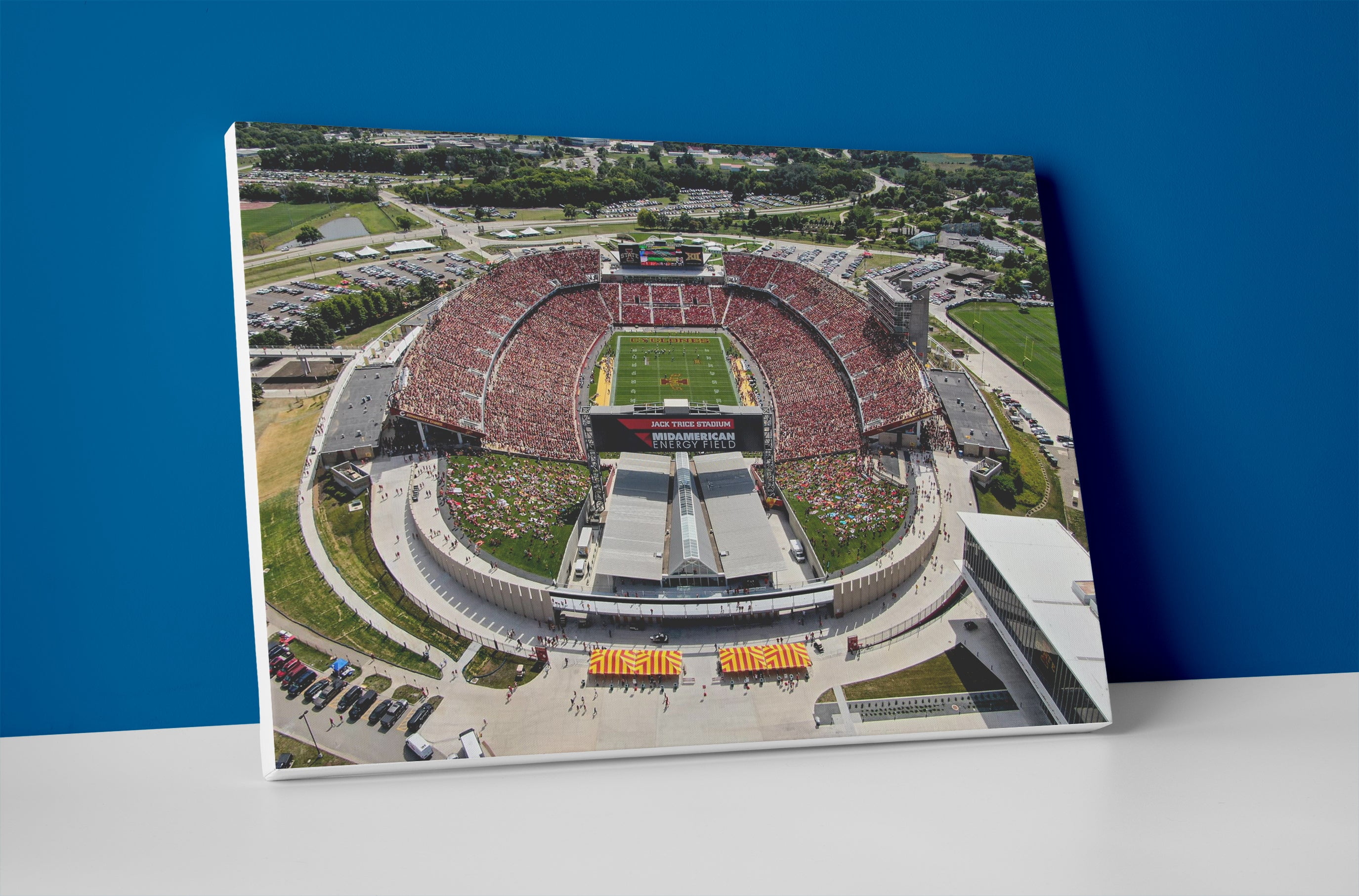 Iowa State Football Stadium Poster or Wrapped Canvas - Walmart.com