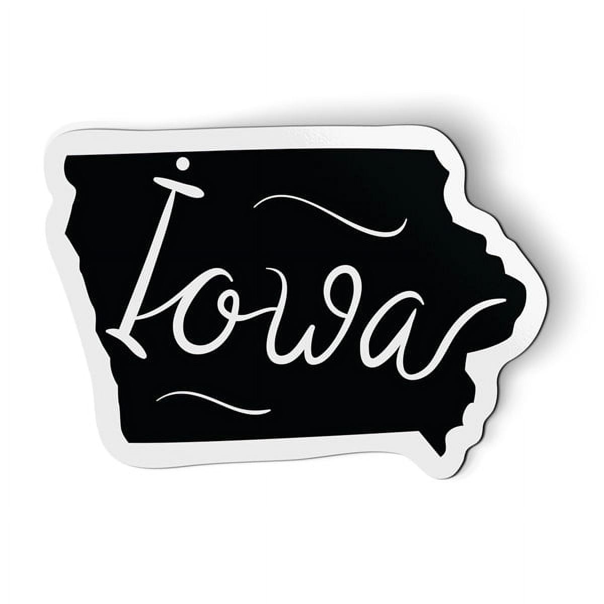 Iowa State Shape - 5.5" Magnet for Car Locker Refrigerator - Walmart.com