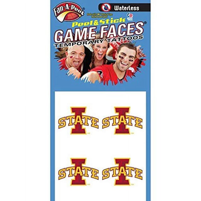 Iowa State University (ISU) Cyclones – Waterless Peel & Stick Temporary ...