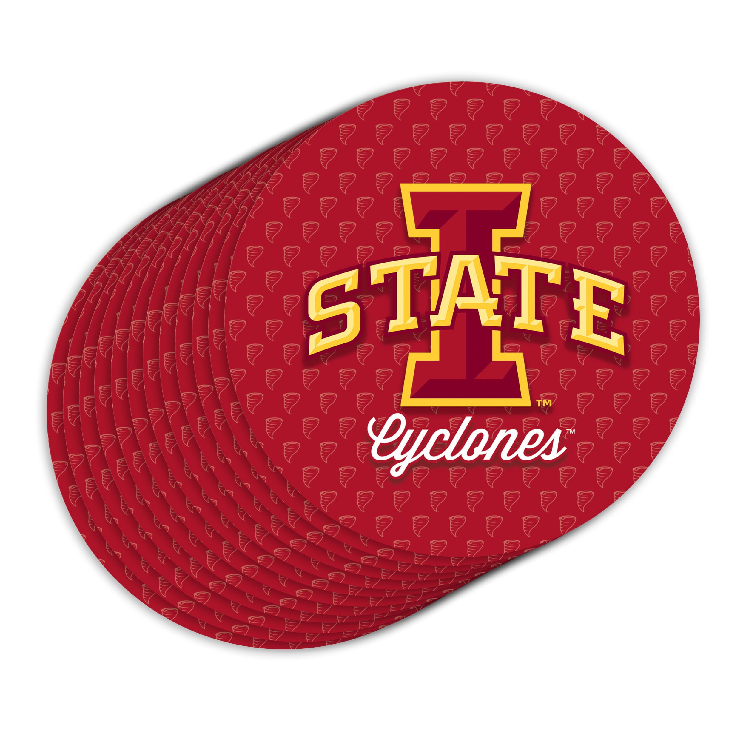 Iowa State University Mascot 4 x 4 Paperboard Celebration Coasters Pack ...