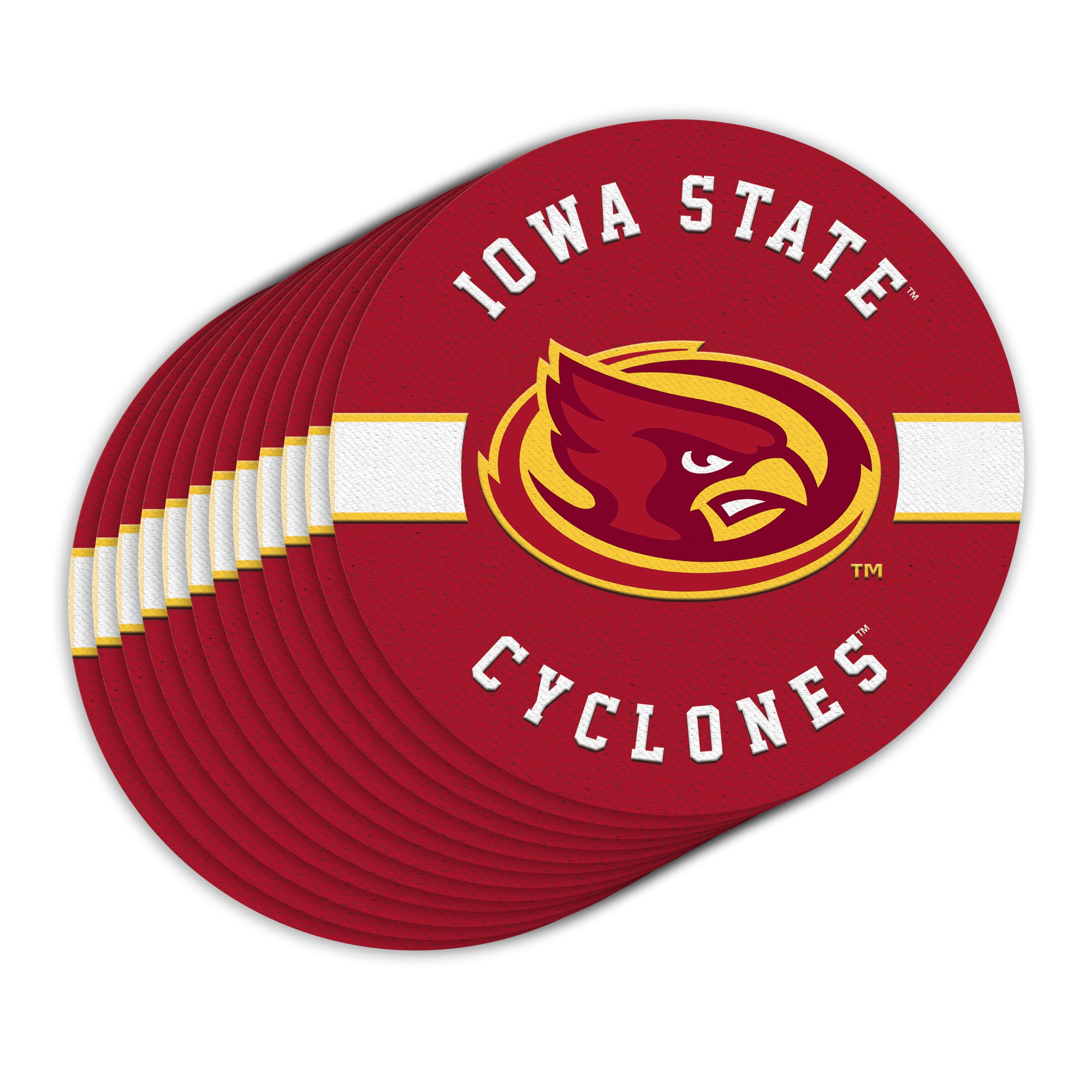 Iowa State University School 4 x 4 Paperboard Celebration Coasters Pack ...