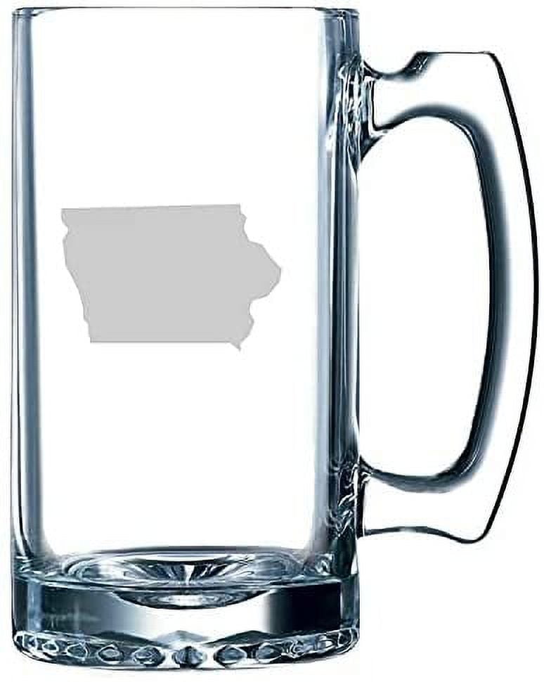 Iowa States Etched 25oz Beer Mug - Walmart.com