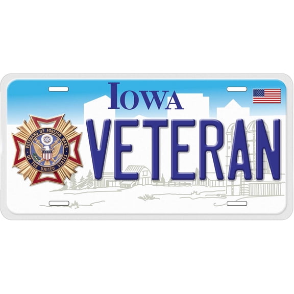 Front License Plate Iowa