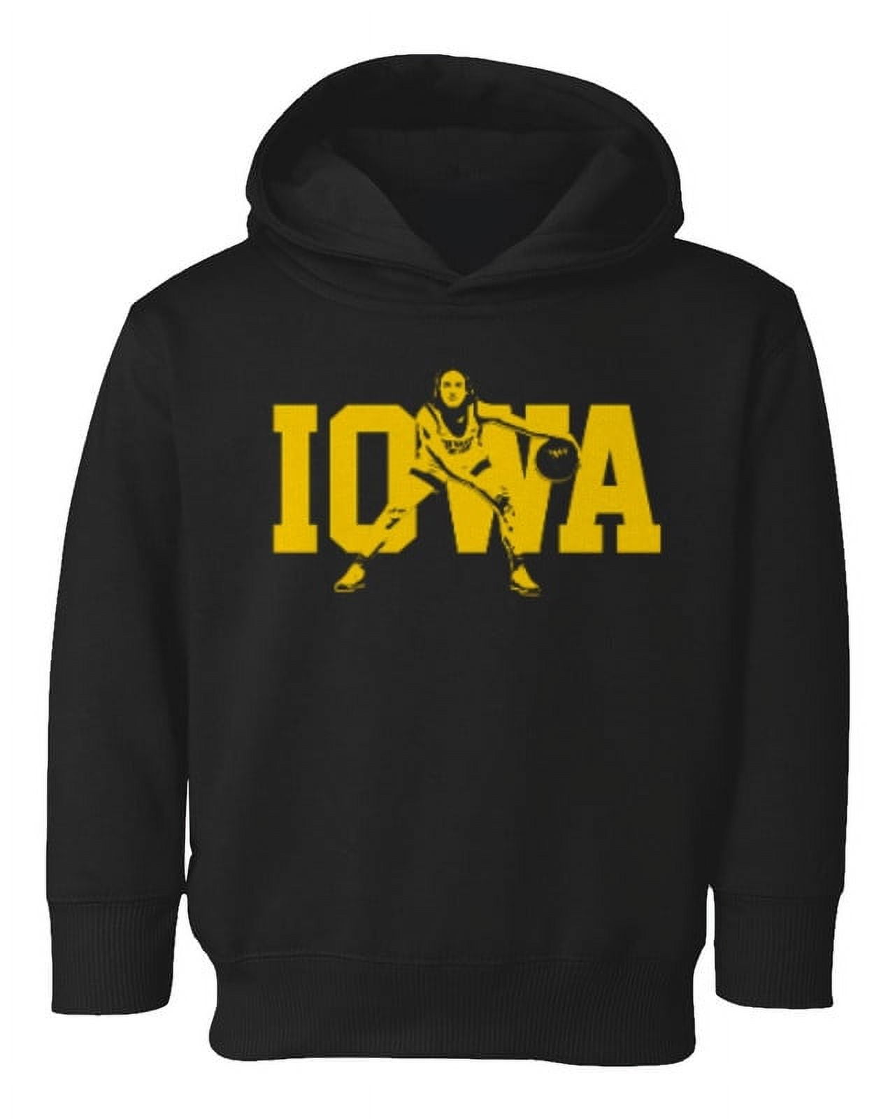 Iowa Womens Basketball Star Player 22 Clark Toddler Hooded Sweatshirt ...