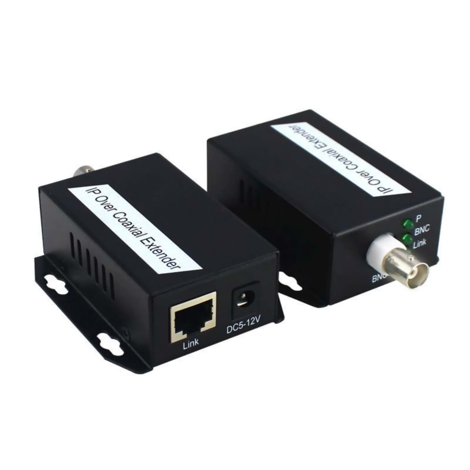 Ip Network Rj45 Extender Over Coax Coaxial BNC Cable Up 500m For ...